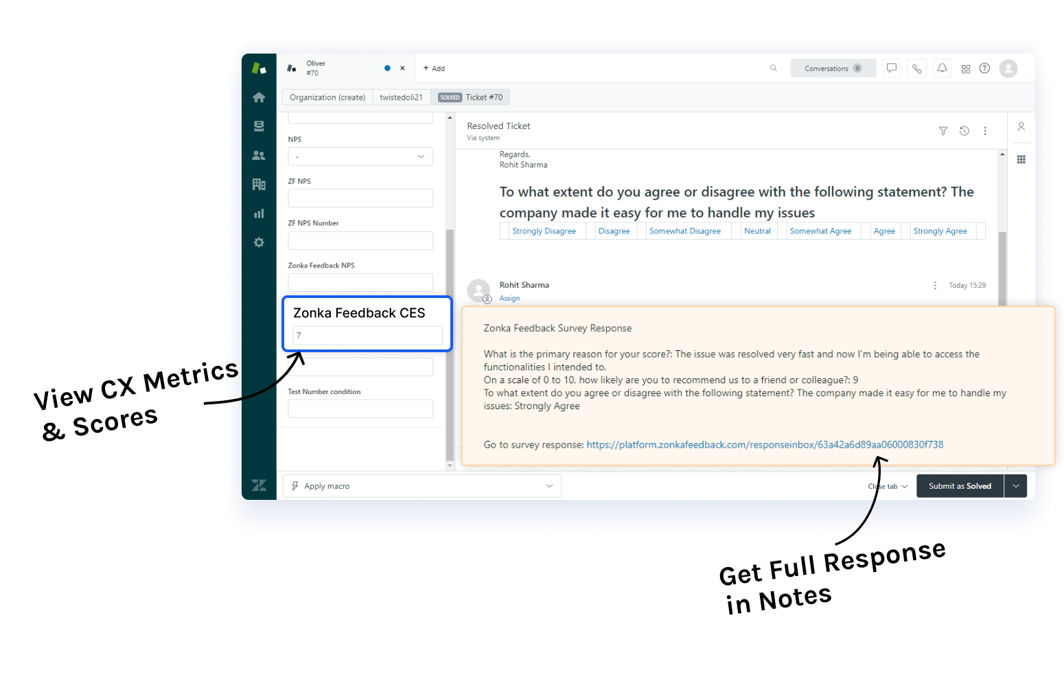 Customer Satisfaction Surveys Software for Zendesk | Survey Integration with Zendesk